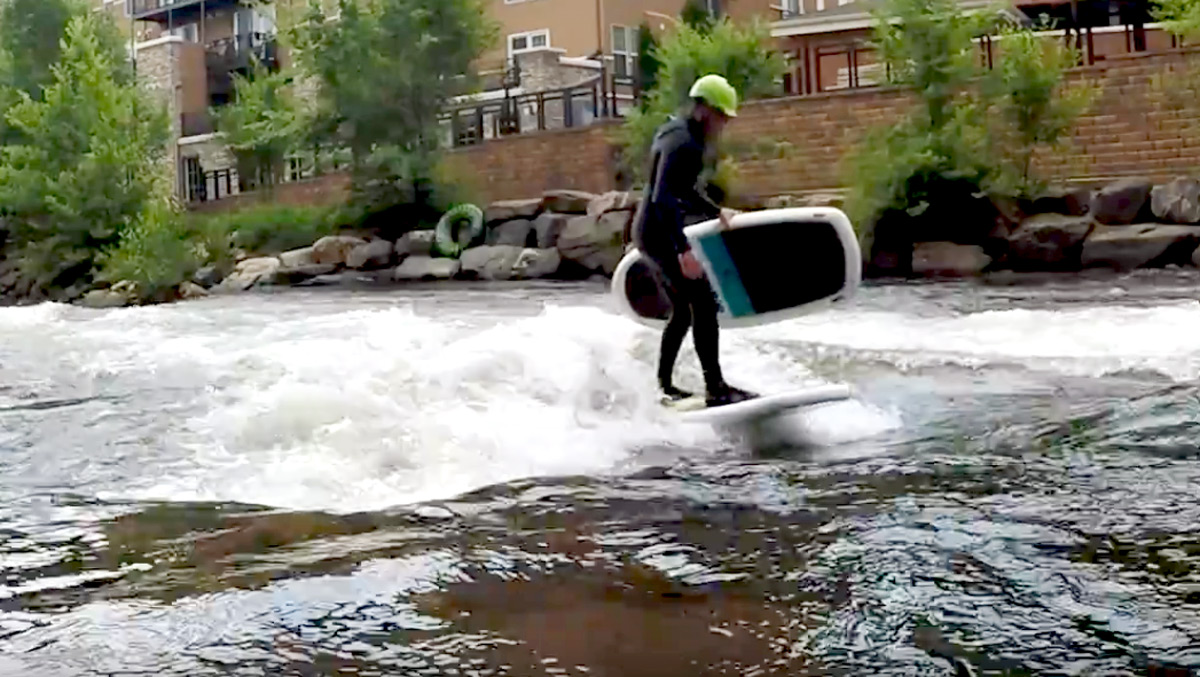River Surfing Board Transfer - Riverbreak Magazine