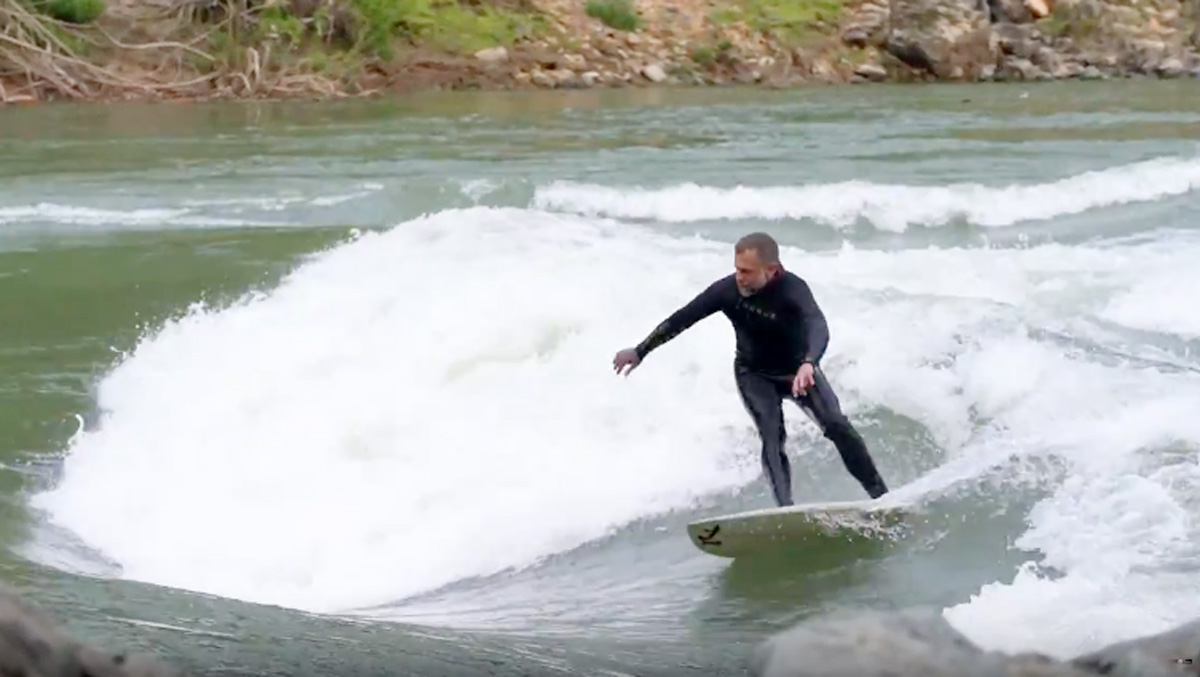 River Surfing in Northern California: Elijah Mack Finding Surf Near San ...